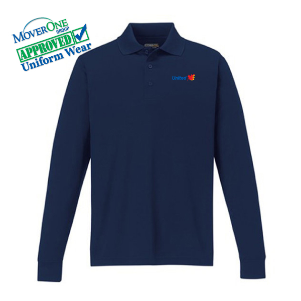 Men's Long Sleeve Performance Polo